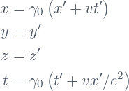 Lorentz transformations - Making Physics Clear